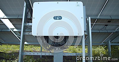 Back Panel of Powerful Servers Installed in the Rack of the Server Room ...