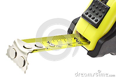 Close Up Of Extended Measuring Tape Stock Photography | CartoonDealer ...