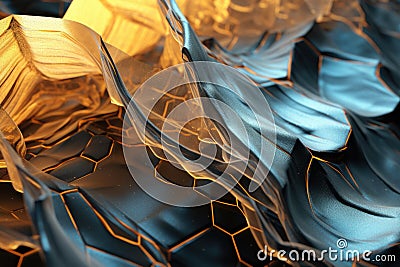 Close-up Of Graphene Sheets Under A Microscope Stock Photography ...