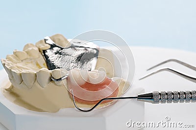 Removable Partial Denture RPD. Stock Image | CartoonDealer.com #155691913