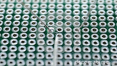 Close-up of Soldering Technique Stock Footage - Video of macro ...