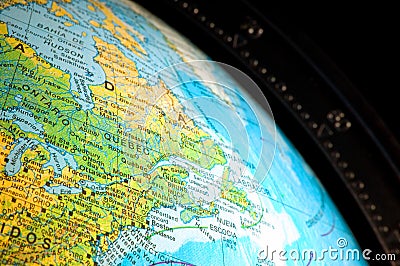 Close-up Of A World Map Royalty-Free Stock Photo | CartoonDealer.com ...