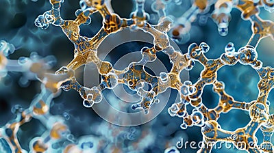 A Closeup Image Reveals The Crystalline Structure Of A Shape Memory ...