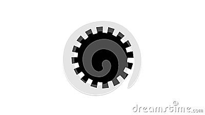 Closeup Modern Cog Spin High Resolution Design. Stock Footage - Video ...