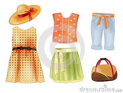 Clothes For Girls Royalty Free Stock Images - Image: 33030449