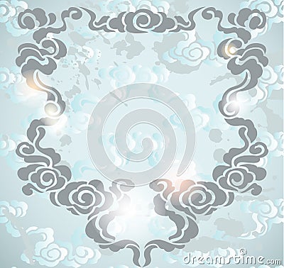 Cloud, Chinese Frame Royalty Free Stock Photography - Image: 23713317