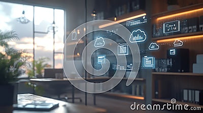 Cloud File Integration, A Stunning Holographic Display Of Cloud File ...