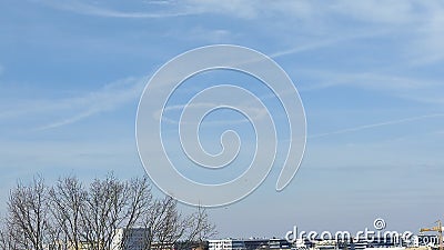 Cloud in the Form of a Ring Stock Video - Video of overcast, open ...