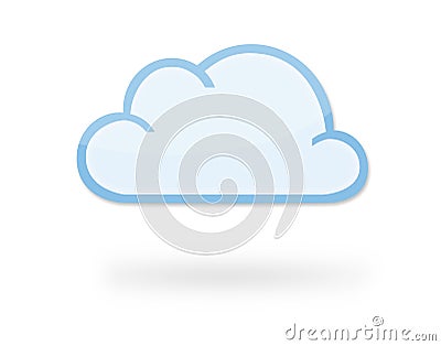 Cloud Icon Stock Illustration - Image: 41960764