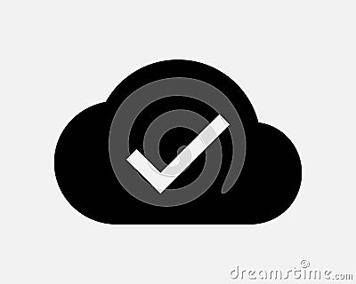 Cloud Verified Icon User Account Verification Check Mark Checkmark ...
