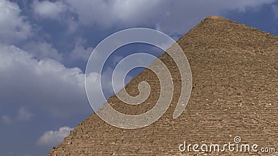 Clouds Time Lapse Over Pyramid Stock Video - Video of archeology ...