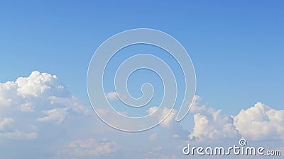 Clouds Swirl in the Blue Sky. Time Lapse Stock Footage - Video of ...