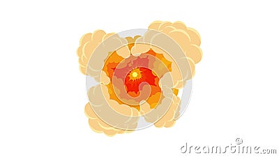 Cloudy Explosion Icon Animation Stock Video - Video of burning ...