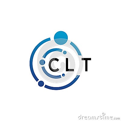 CLT Letter Logo Design On White Background. CLT Creative Initials ...