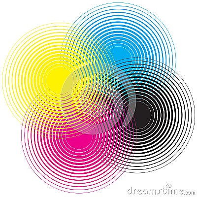 Cmyk Circle Royalty Free Stock Image - Image: 7137296