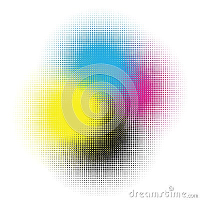 Cmyk Halftone Stock Photos - Image: 12921523