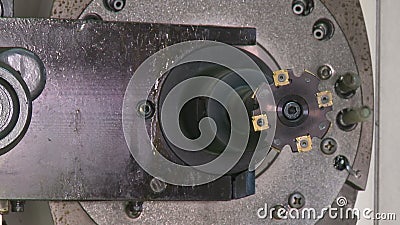 Cnc Milling Machine, Automatic Tool Change, HD Footage, Close-up Stock ...