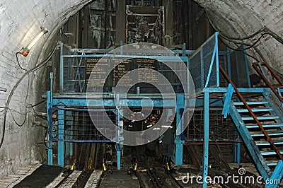 Coal Mine Elevator Royalty Free Stock Images - Image: 12034249