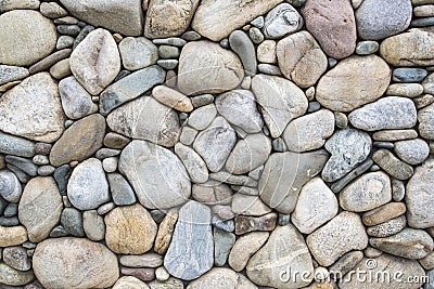 Cobblestone Rock Wall Stock Photo - Image: 60943322