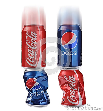 Coca Cola Vs. Pepsi Editorial Image - Image: 24744505