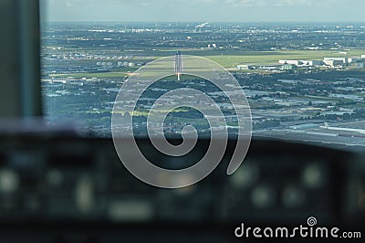 Cockpit Approach Royalty-Free Stock Photo | CartoonDealer.com #44061303