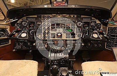 Cockpit B1900 Stock Photos - Image: 8260303