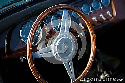 Cockpit Of A Morgan, Steering Wheel Editorial Photo | CartoonDealer.com ...