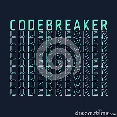 Codebreaker Repeat Word Poster Cartoon Vector | CartoonDealer.com ...