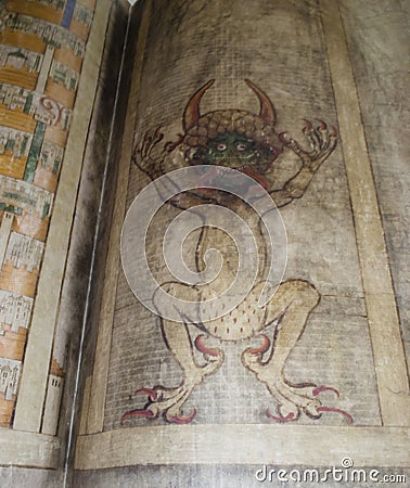 Codex Gigas Also Called Devil's Bible Editorial Photo - Image: 16856811