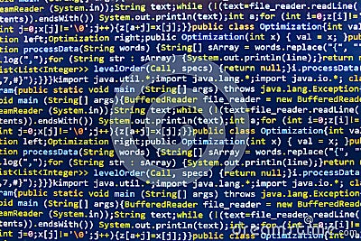 Coding Programming Source Code Screen. Stock Photo - Image: 50626037