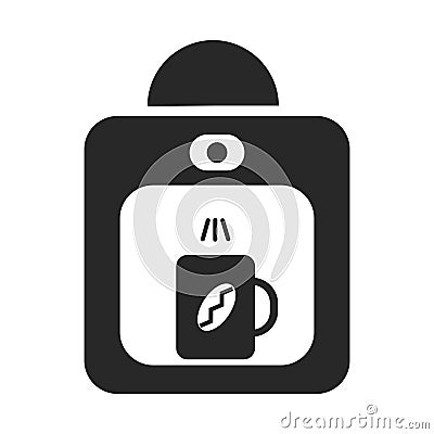 Coffee Maker Icon Vector Sign And Symbol Isolated On White Background ...