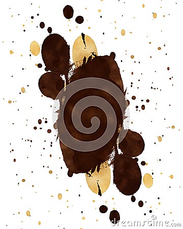 Coffee Splatter Stock Image | CartoonDealer.com #8167225