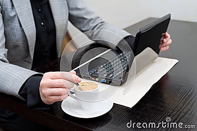 Coffee For Work Stock Photo - Image: 13578010