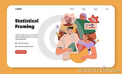 Cognitive Framing. Flat Vector Illustration | CartoonDealer.com #345100691
