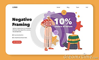 Cognitive Framing. Flat Vector Illustration | CartoonDealer.com #345881956