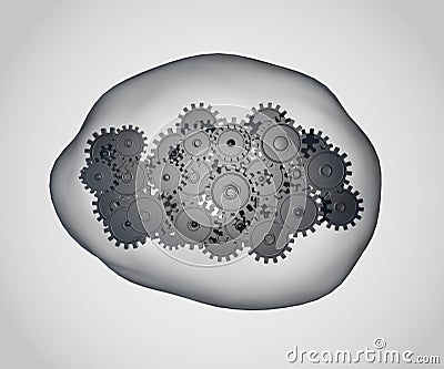 Cogs Machineries Inside Of Biological Cell Stock Image | CartoonDealer ...