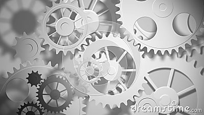 Cogs and Wheels Turning Interface Stock Footage - Video of machinery ...