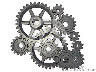 Cogwheel Mechanism Royalty-Free Stock Image | CartoonDealer.com #5840608