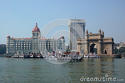 Colaba, Mumbai From The Sea Stock Photo - Image: 12454270