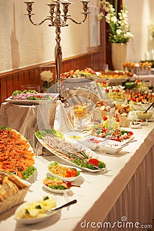Cold Buffet Display Stock Image - Image: 26309261