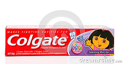 Colgate Children's Toothpaste Editorial Photography - Image: 18282842