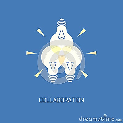 Collaboration. Abstract Symbol Brainstorming Stock Vector - Image: 43792420