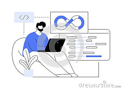Collaborative Framework Isolated Cartoon Vector Illustrations. | CartoonDealer.com #295625707