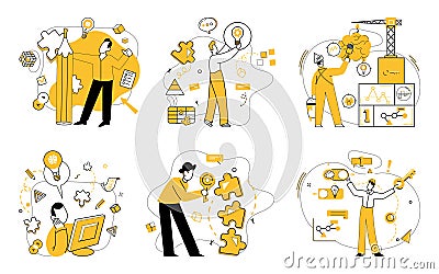 Collaborative Project Management Process With Teamwork And Innovation ...