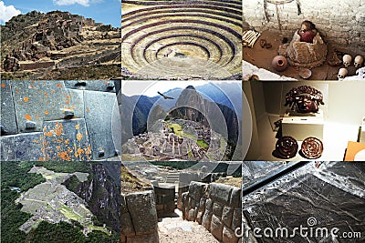 Collage De Los Incas Foto de archivo - Imagen: 53247570