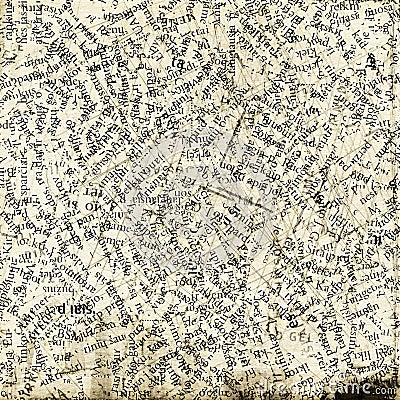 Collage Made Of Newspaper And Magazine Letters. Royalty-Free Stock ...