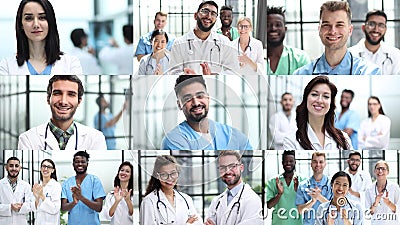 Collage of Some Medical Workers in the Hospital Stock Video - Video of ...