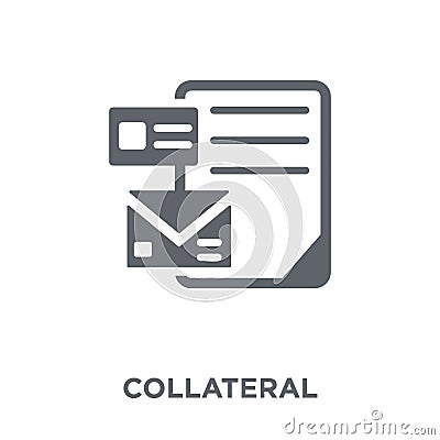 Collateral Icon From Collateral Collection. Cartoon Vector ...