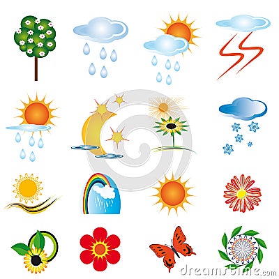 A Collection Of Natural Elements Stock Image - Image: 17492831