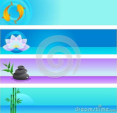 Collection Of Zen Vector Templates With Logo Royalty Free Stock Photos ...